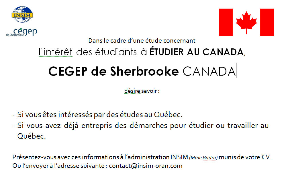 INSIM ORAN » Institut International de Management